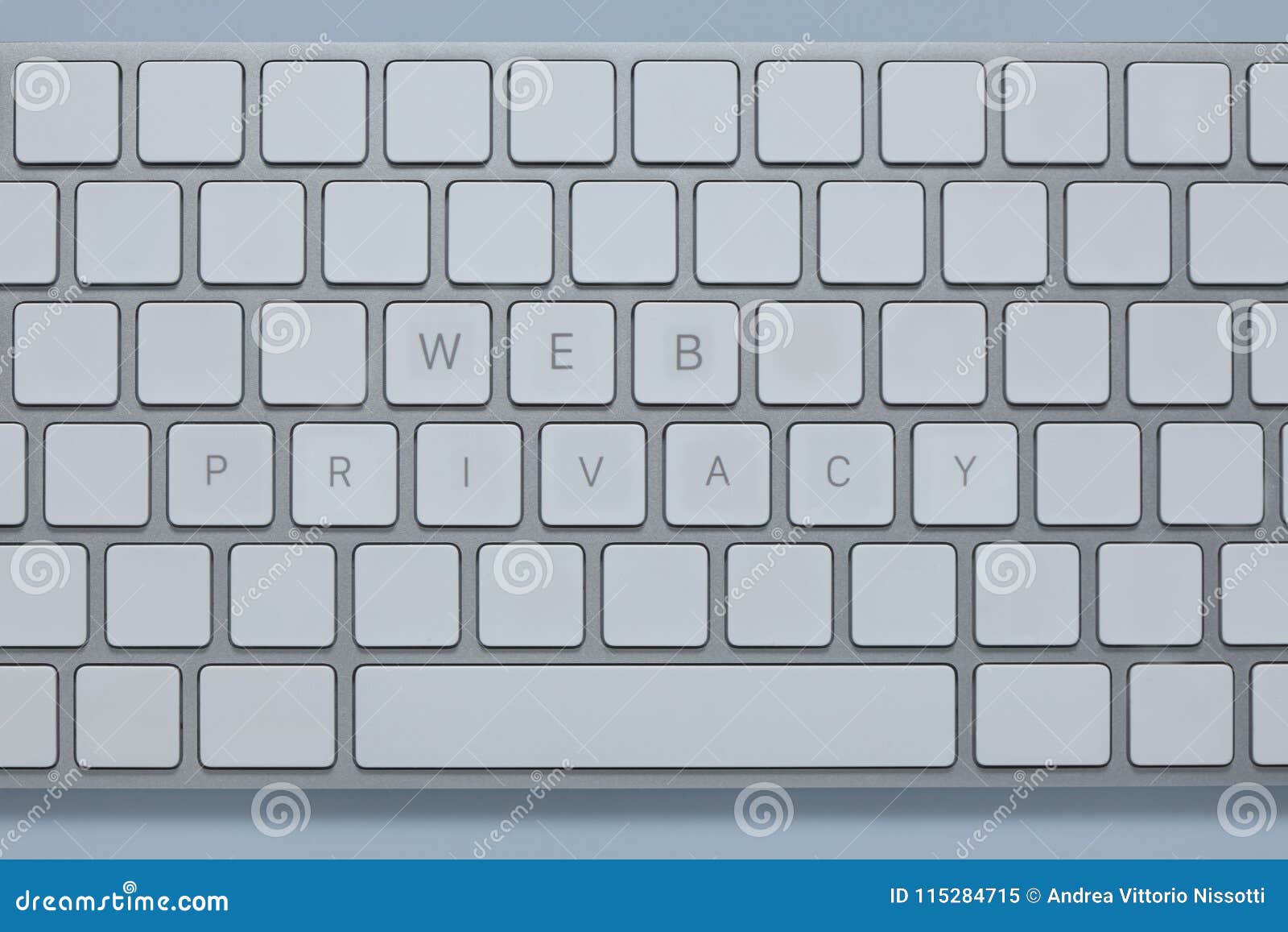 Words Web Privacy on the Computer Keyboard with Others Keys Deleted ...