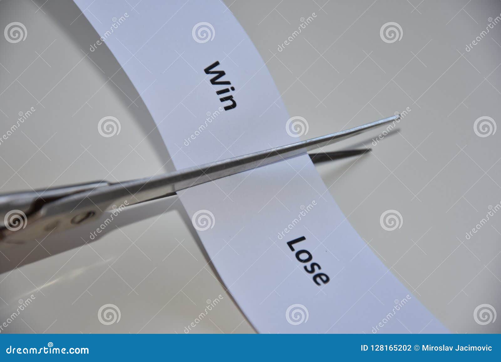 Words `WIN or LOSE` on Paper Background Stock Photo - Image of outdoors ...