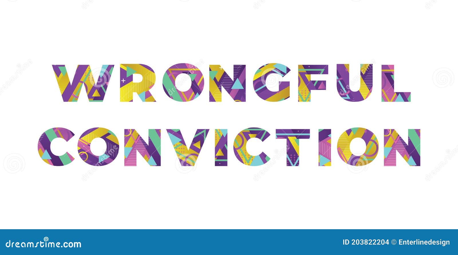Wrongful Conviction Concept Retro Colorful Word Art Illustration Stock ... Wrongful Conviction Concept Retro Colorful Word Art Illustration Stock ...