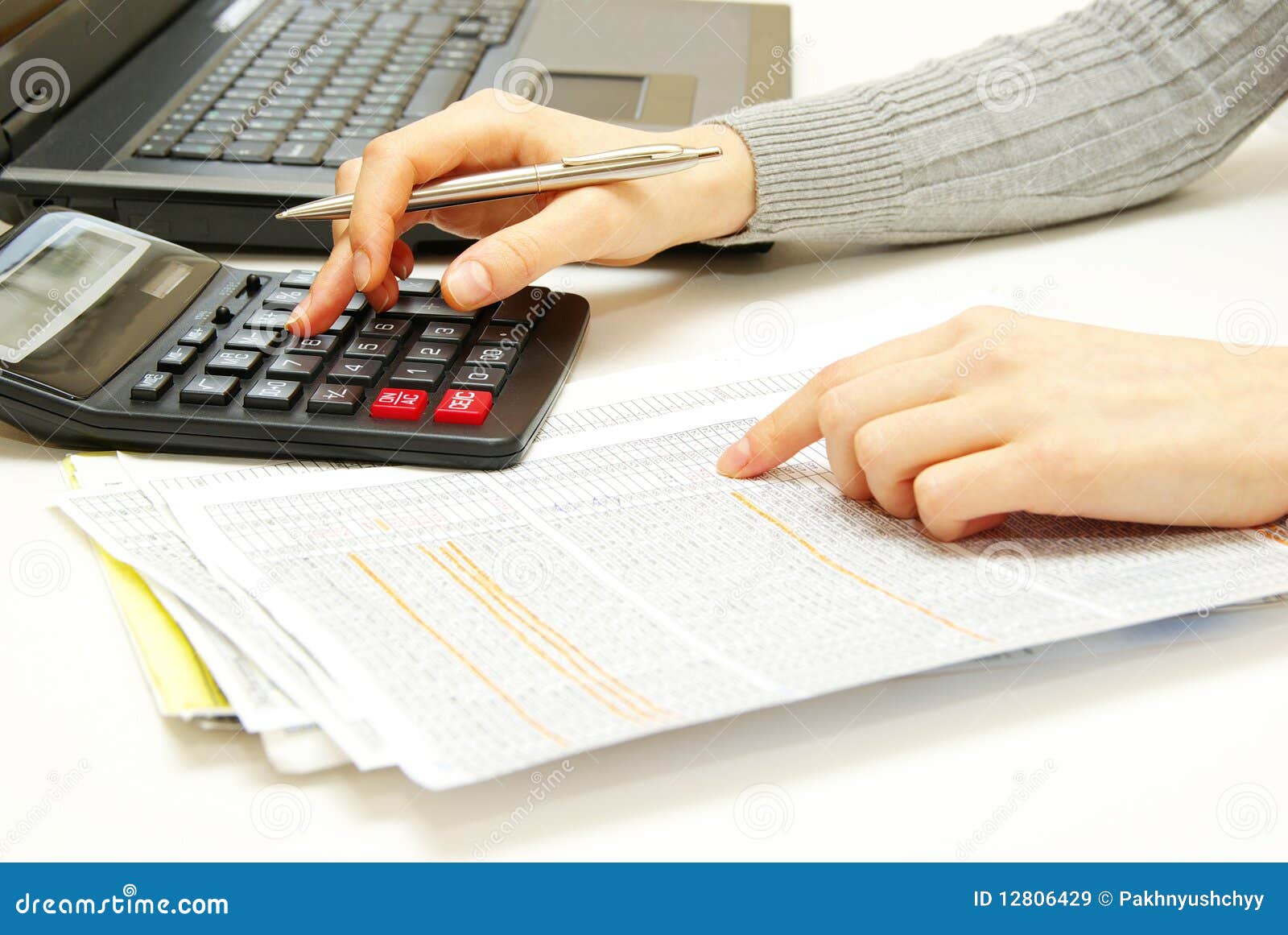Work stock image. Image of calculate, desk, expertise - 12806429