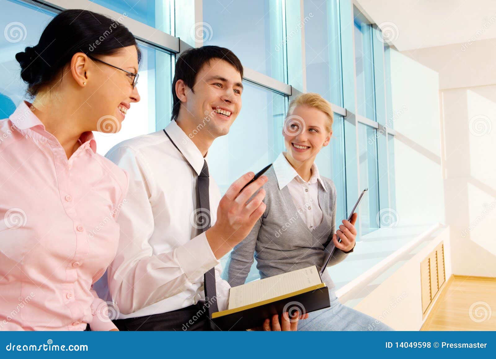 During work stock photo. Image of businesspeople, businessman - 14049598