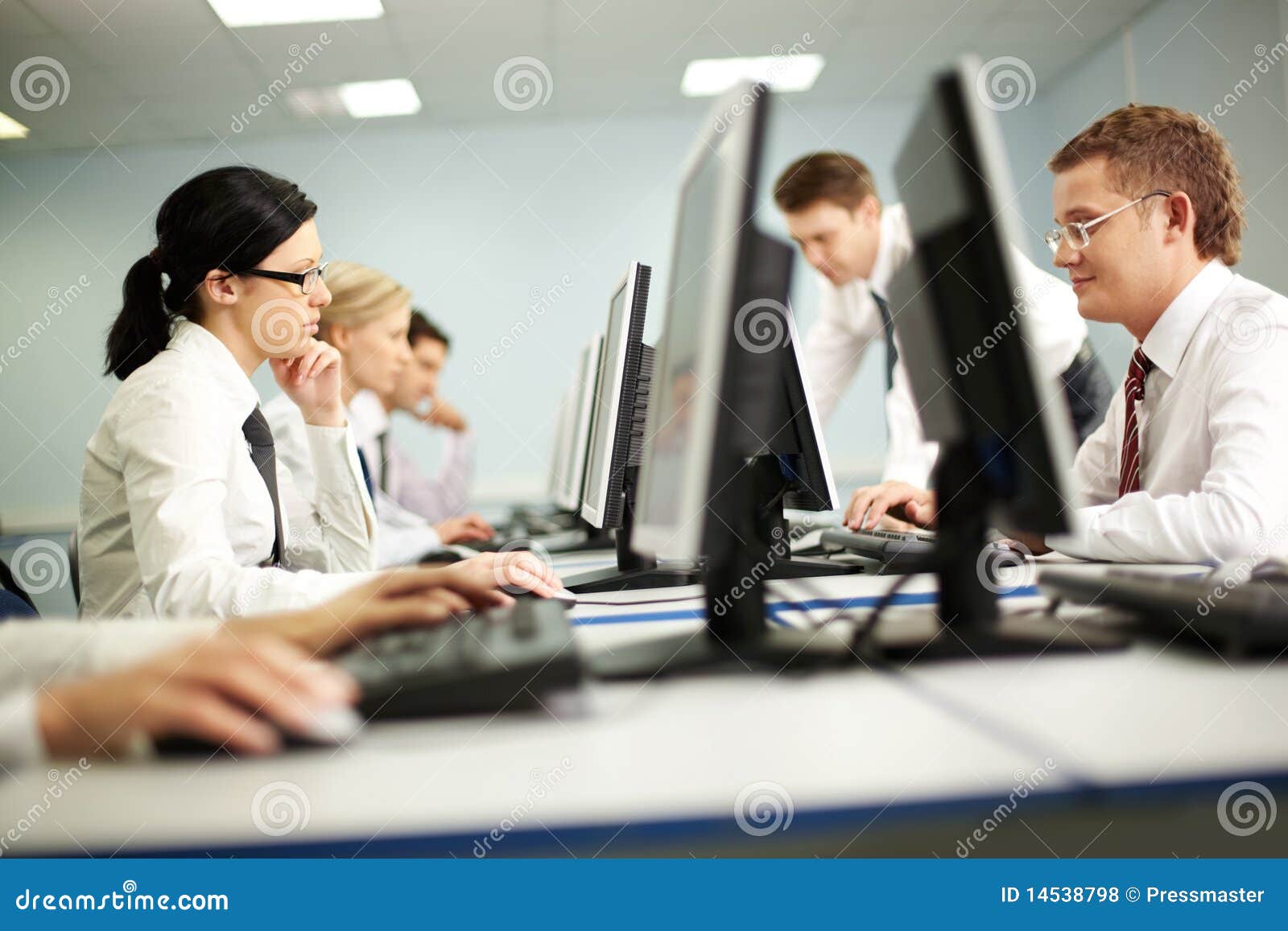 Work stock photo. Image of collar, serious, keyboard - 14538798