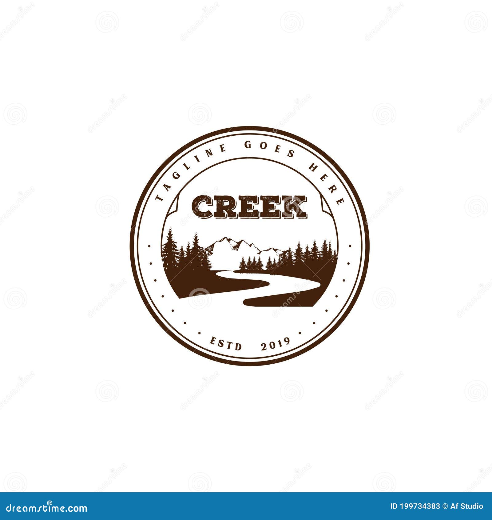 Forest Logo Vector. Forest Logo Template. Outdoor Logo. | CartoonDealer ...