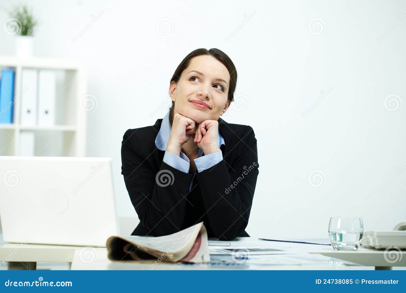 During work stock image. Image of person, happy, corporate - 24738085