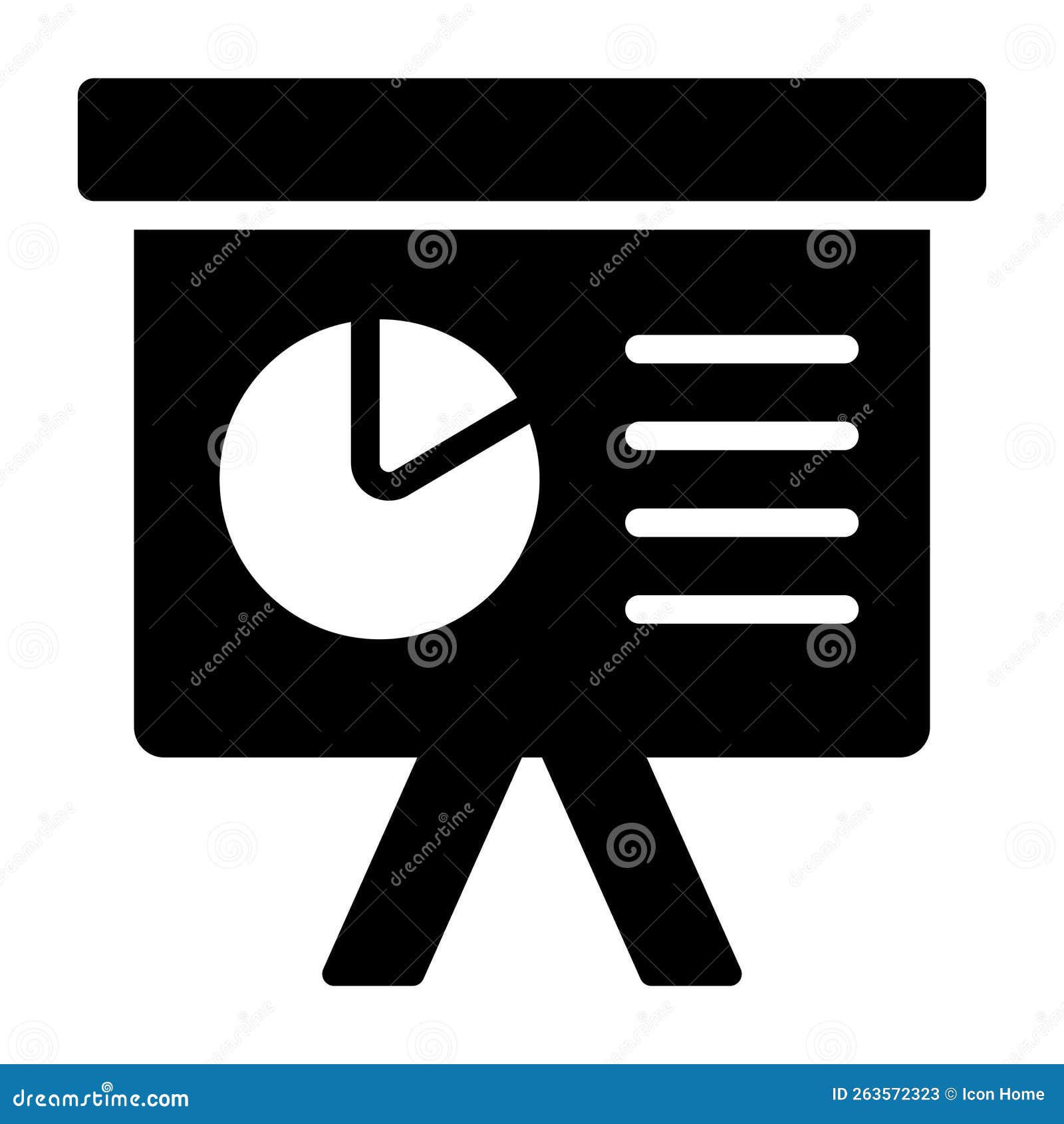 Work Analysis Icon Modern Illustration Stock Vector - Illustration of ...