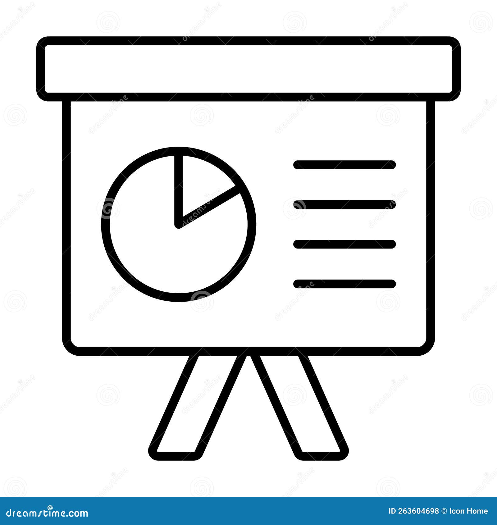 Work Analysis Icon Modern Illustration Stock Vector - Illustration of ...