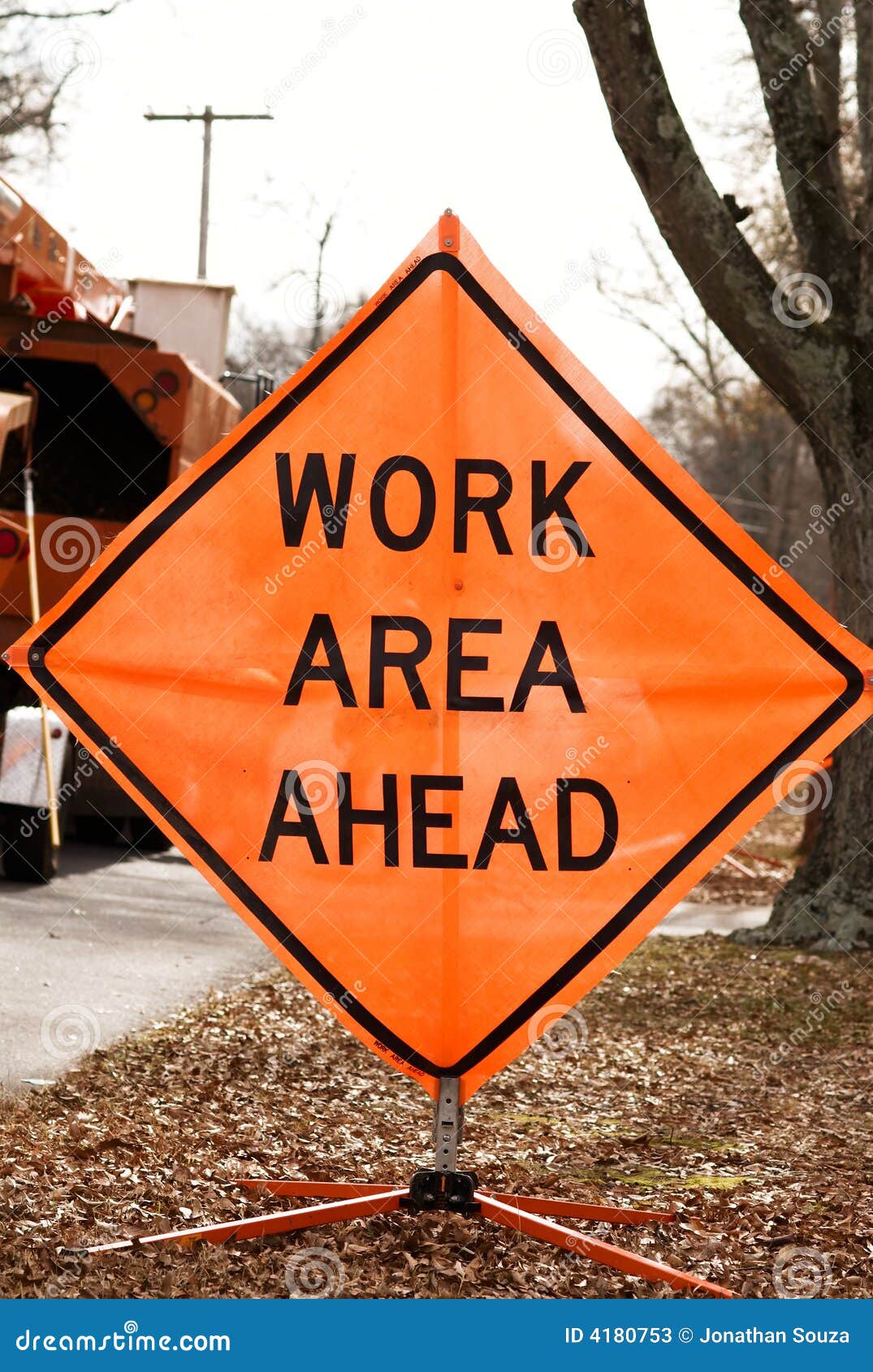 Work area sign 02 stock image. Image of work, progress - 4180753