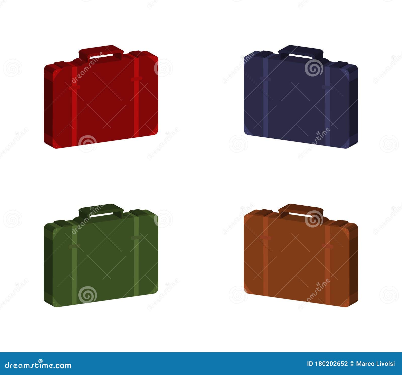 Work Bag Icon Illustrated in Vector on White Background Stock ...
