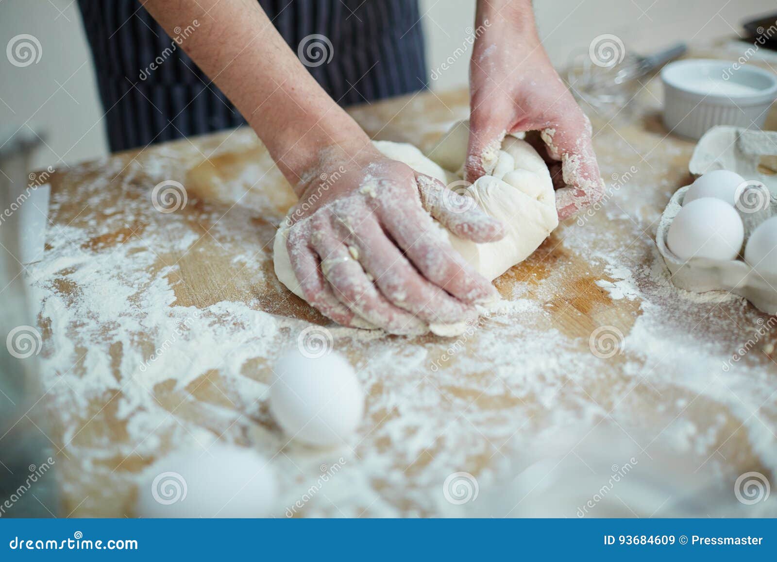 Work of baker stock image. Image of bakery, profession - 93684609