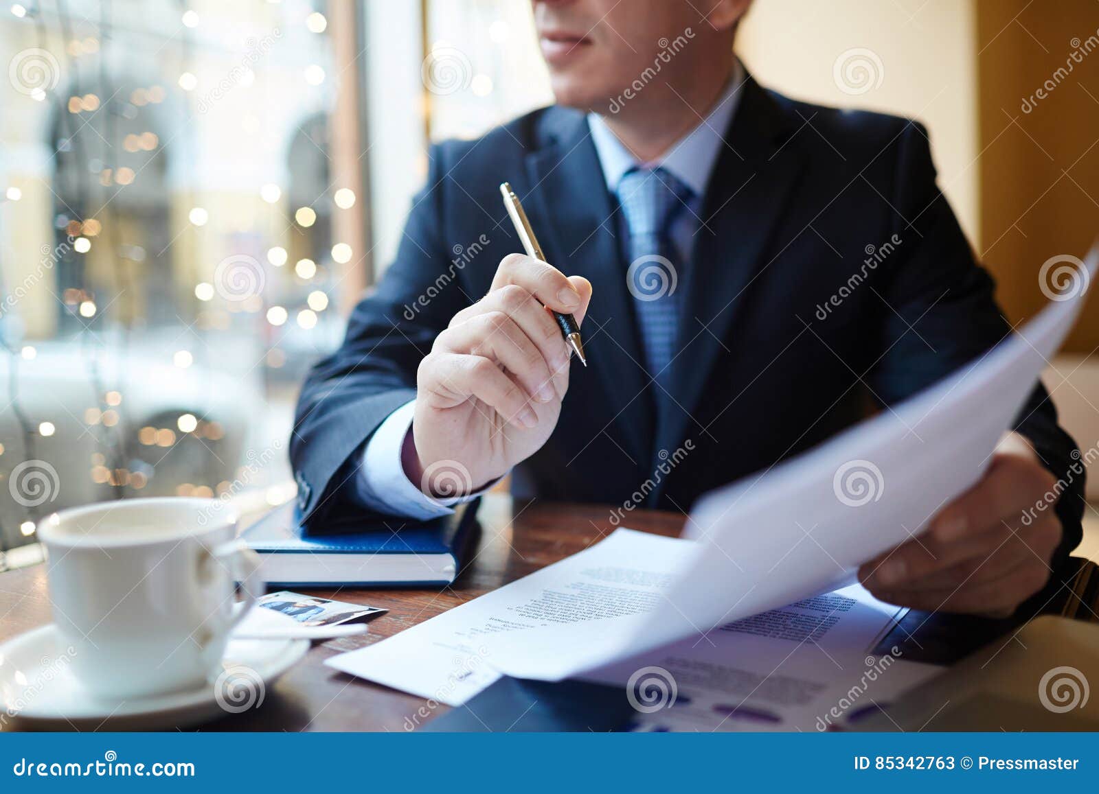 Work of banker stock image. Image of entrepreneur, contract - 85342763