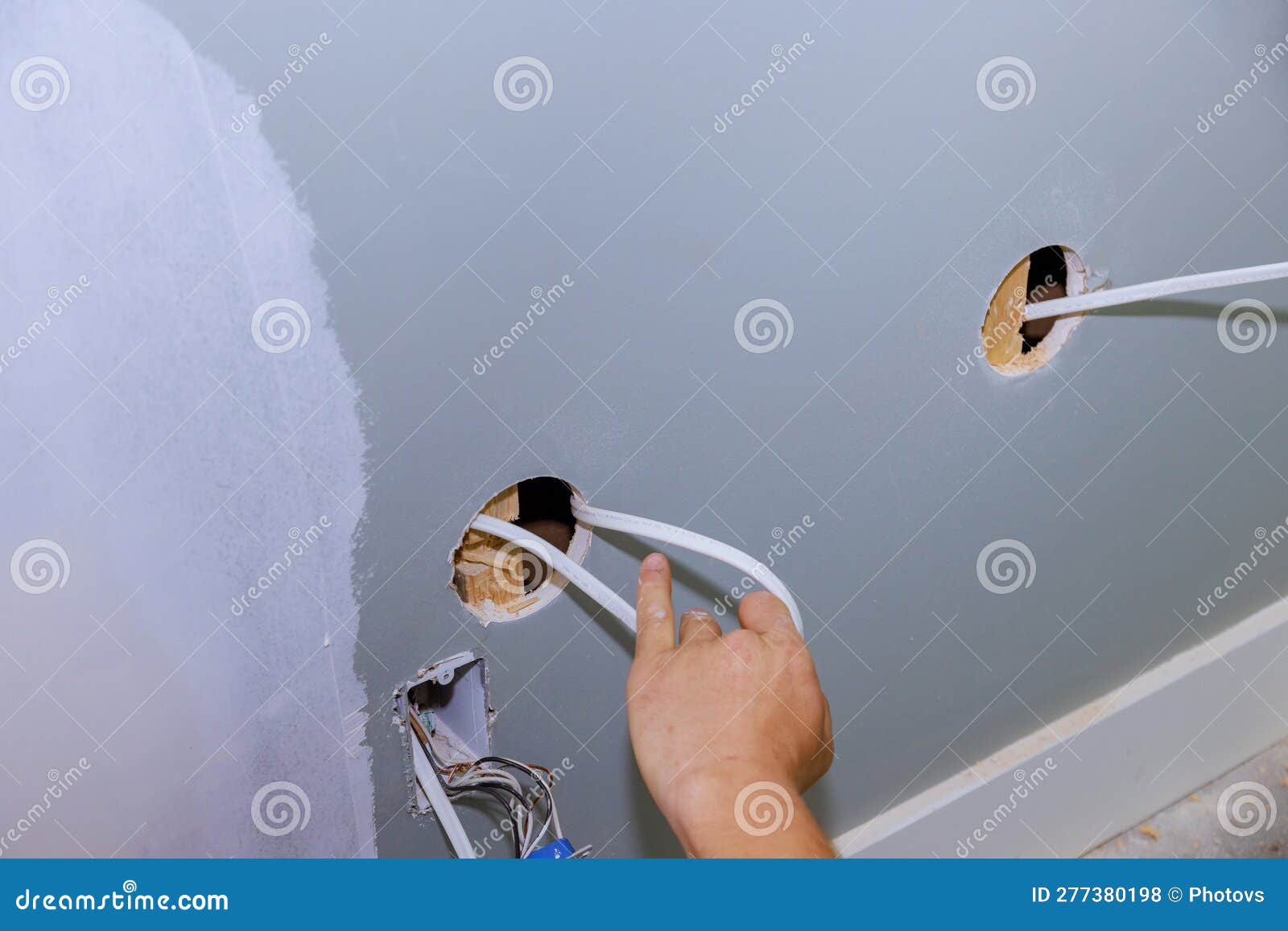 Work is Being Done Safely on a Construction Site for a New House by an ...