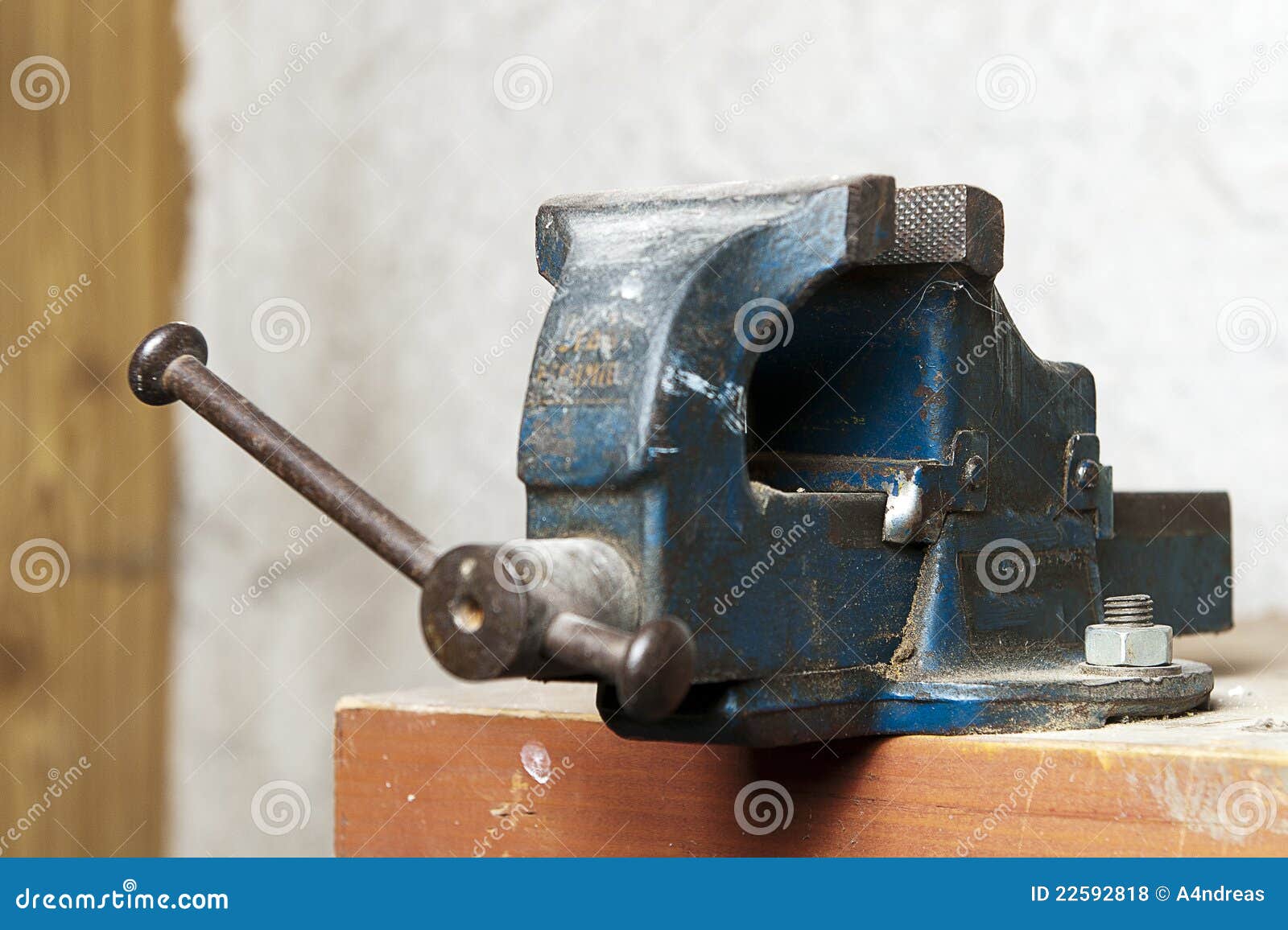 Work bench stock photo. Image of blue, hold, heavy, object - 22592818