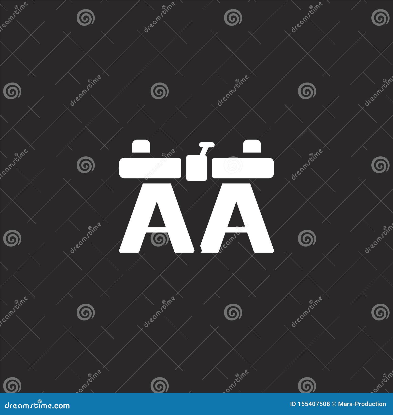 Work Bench Icon. Filled Work Bench Icon for Website Design and Mobile ...