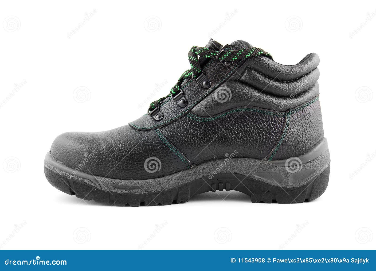 Work boot isolated stock photo. Image of boot, footwear - 11543908