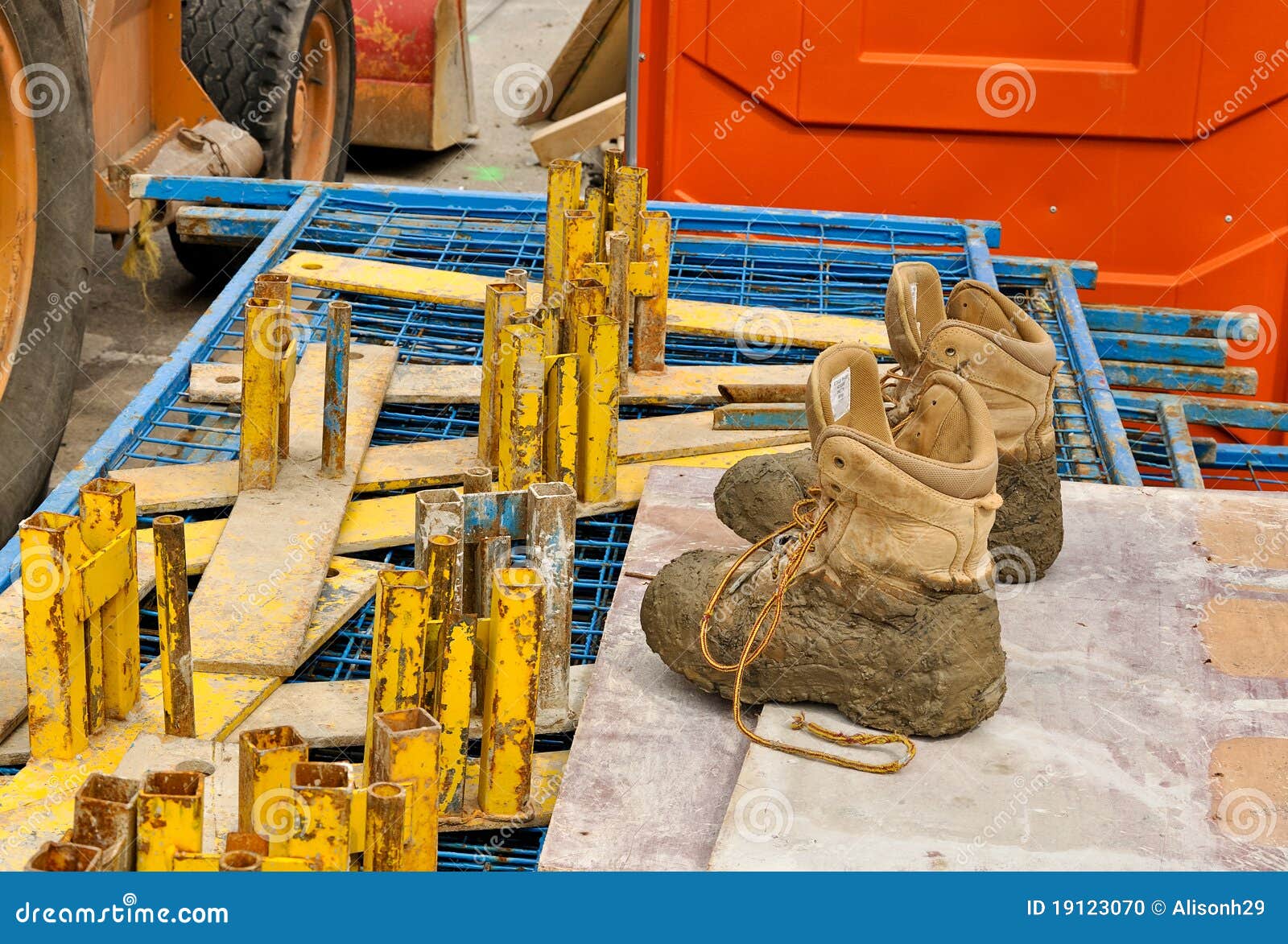 Work Boots stock photo. Image of equipment, municipal - 19123070