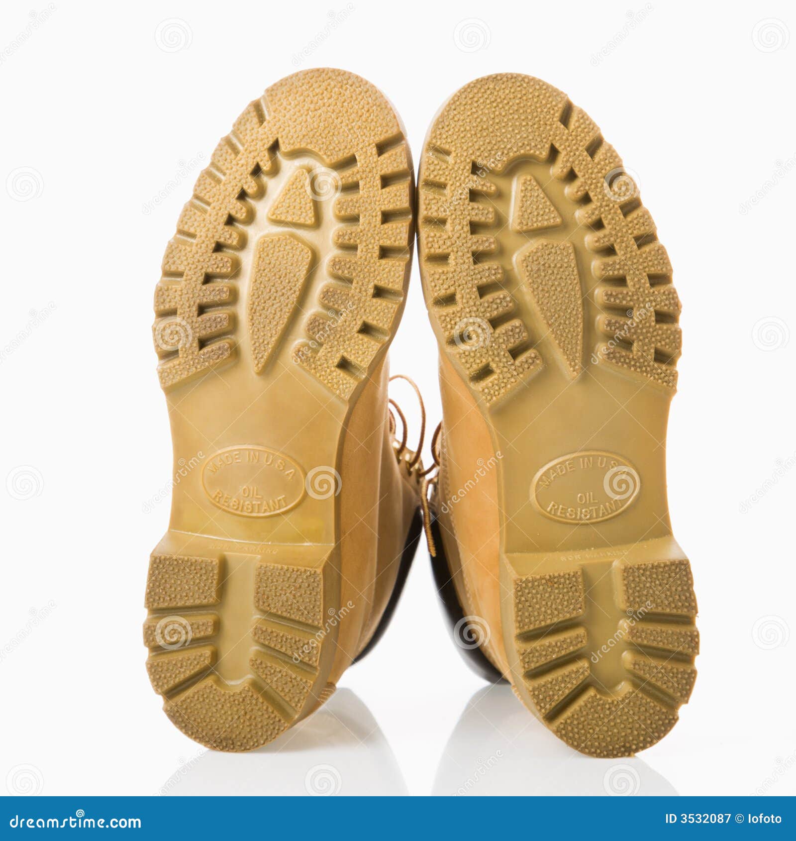Work boots. stock image. Image of still, square, clothing - 3532087