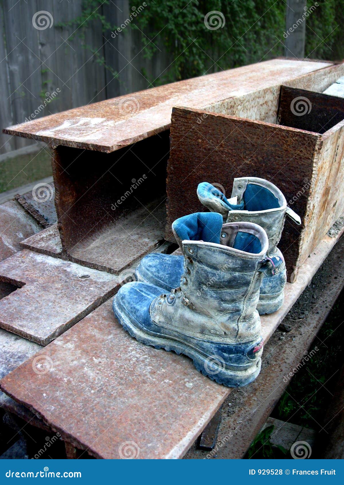 Work boots stock photo. Image of rust, building, boot, construction ...