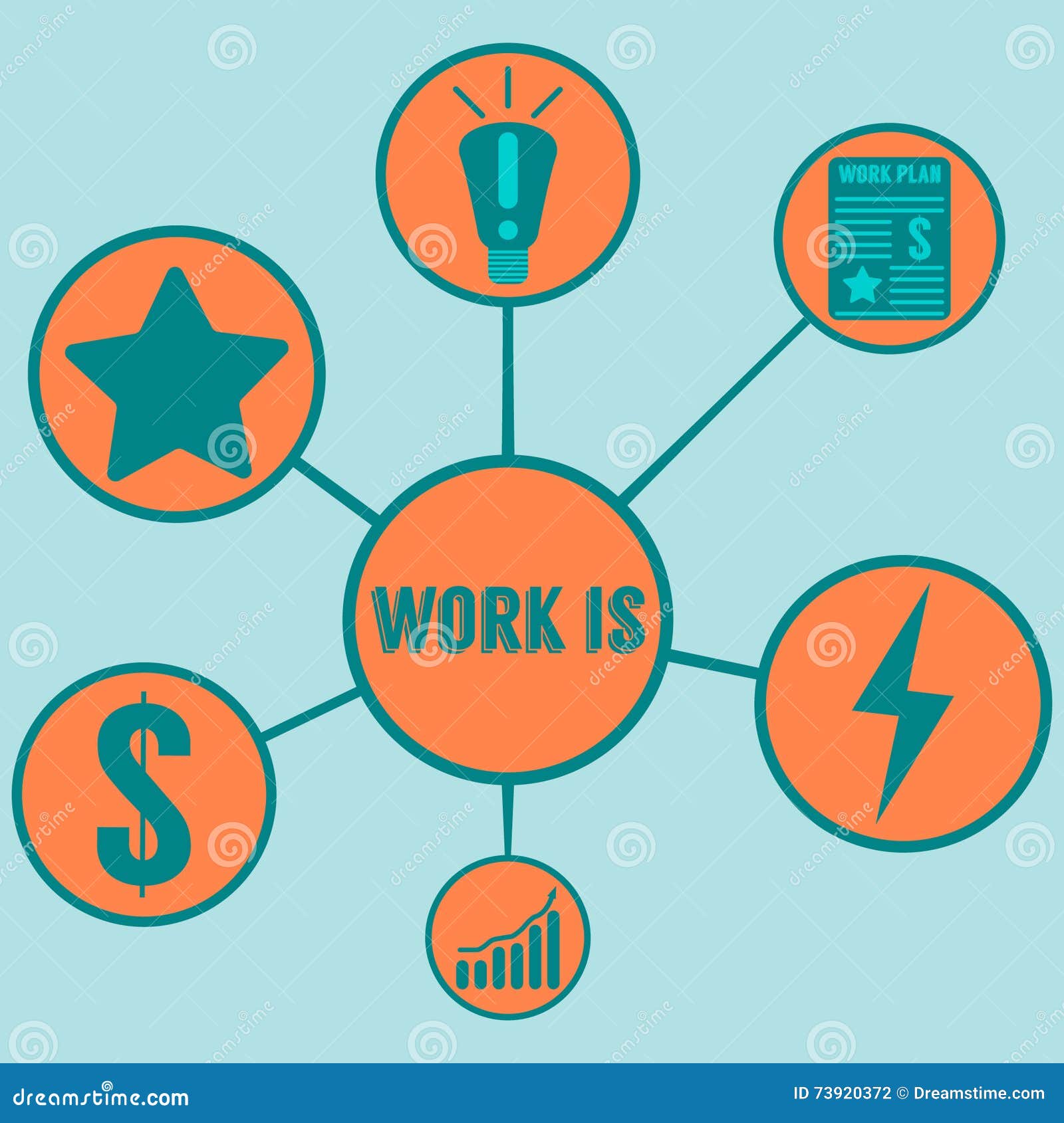 Work is stock photo. Image of bright, banner, energy - 73920372