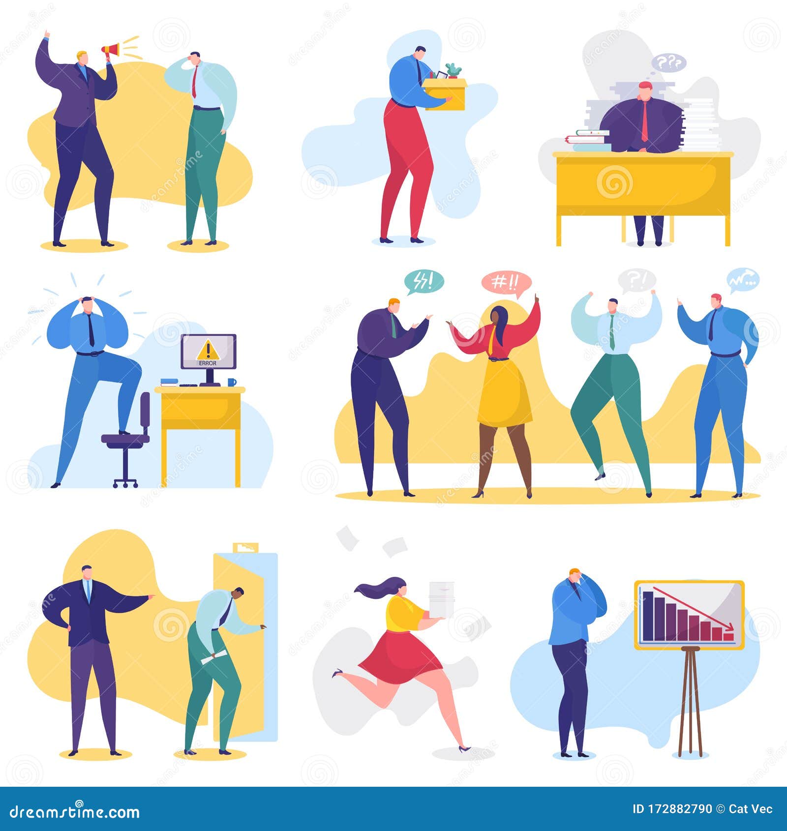 Work and Business Problems, Conflict in Office, Business People in ... Work and Business Problems, Conflict in Office, Business People in ...