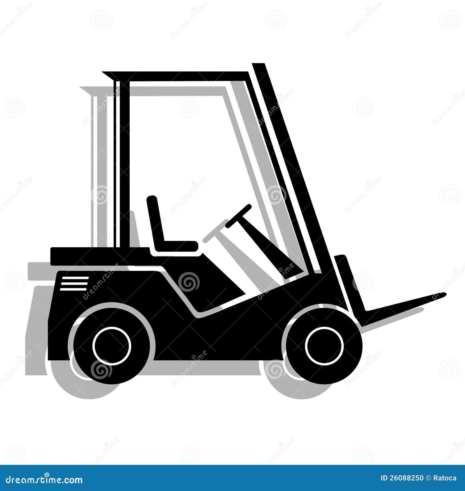 Work car stock vector. Illustration of power, style, icon - 26088250