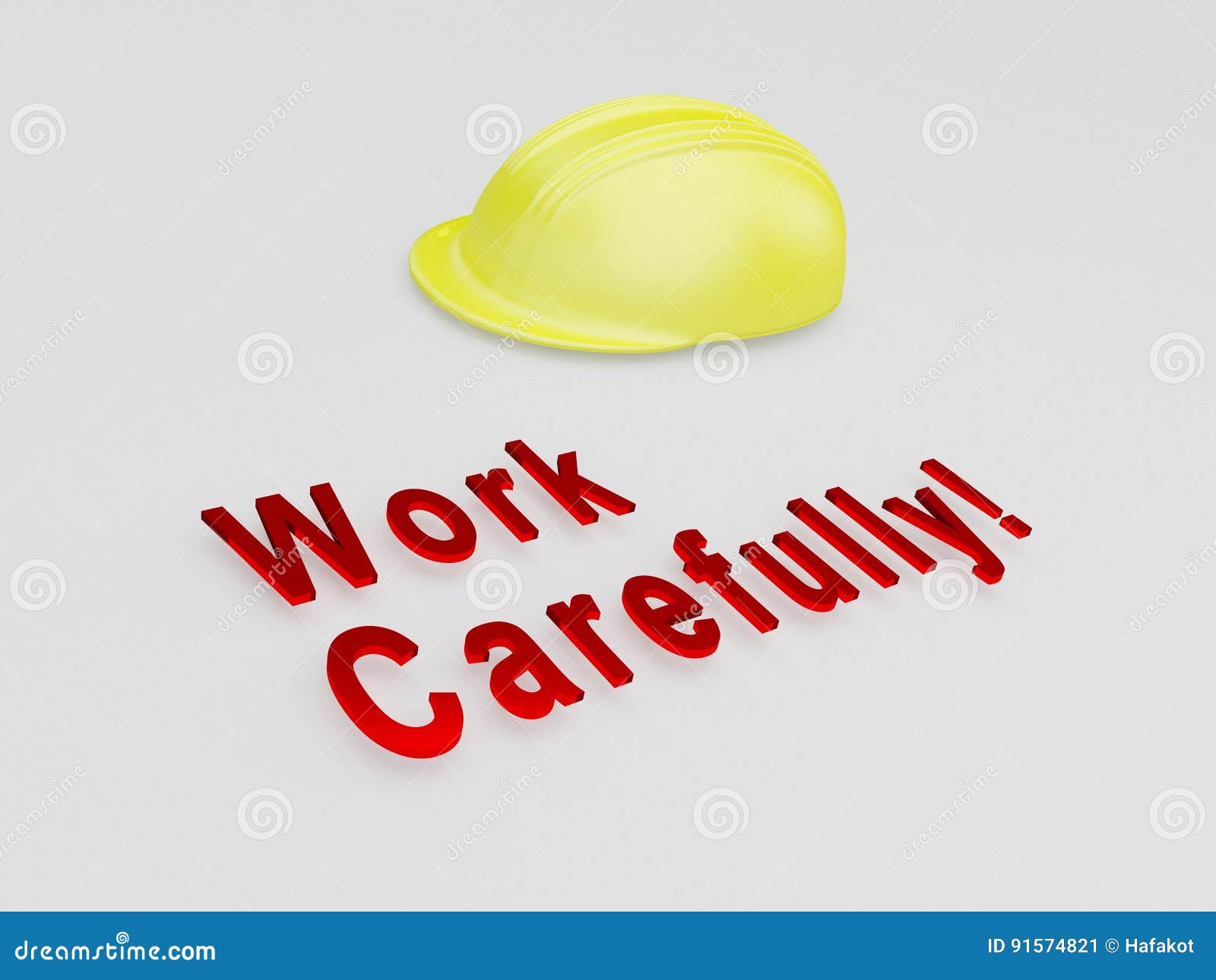 Work Carefully! concept stock illustration. Illustration of ...