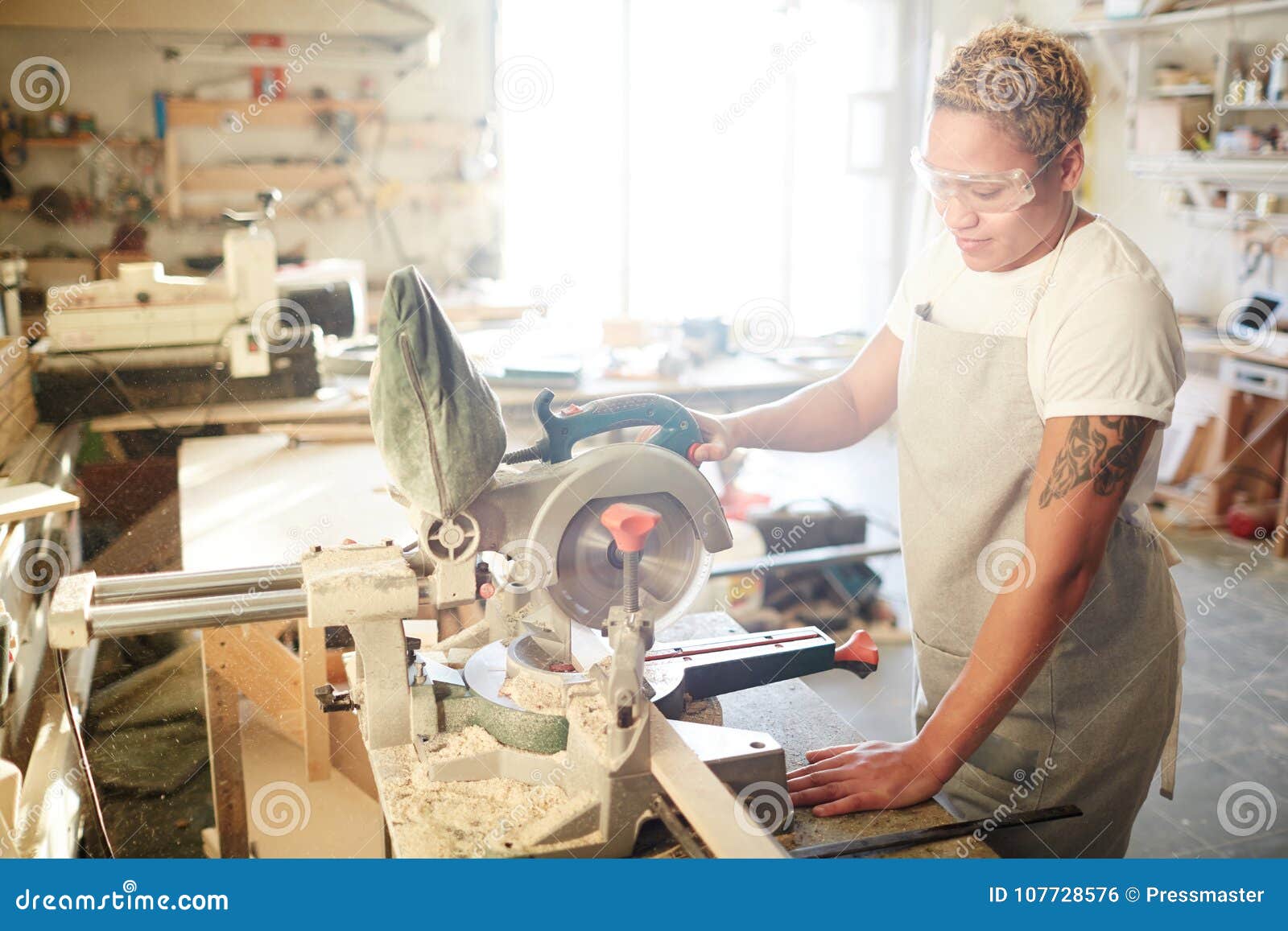 Work of carpenter stock photo. Image of adult, small - 107728576