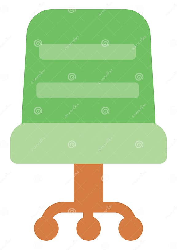 Work chair, icon stock vector. Illustration of design - 259398989