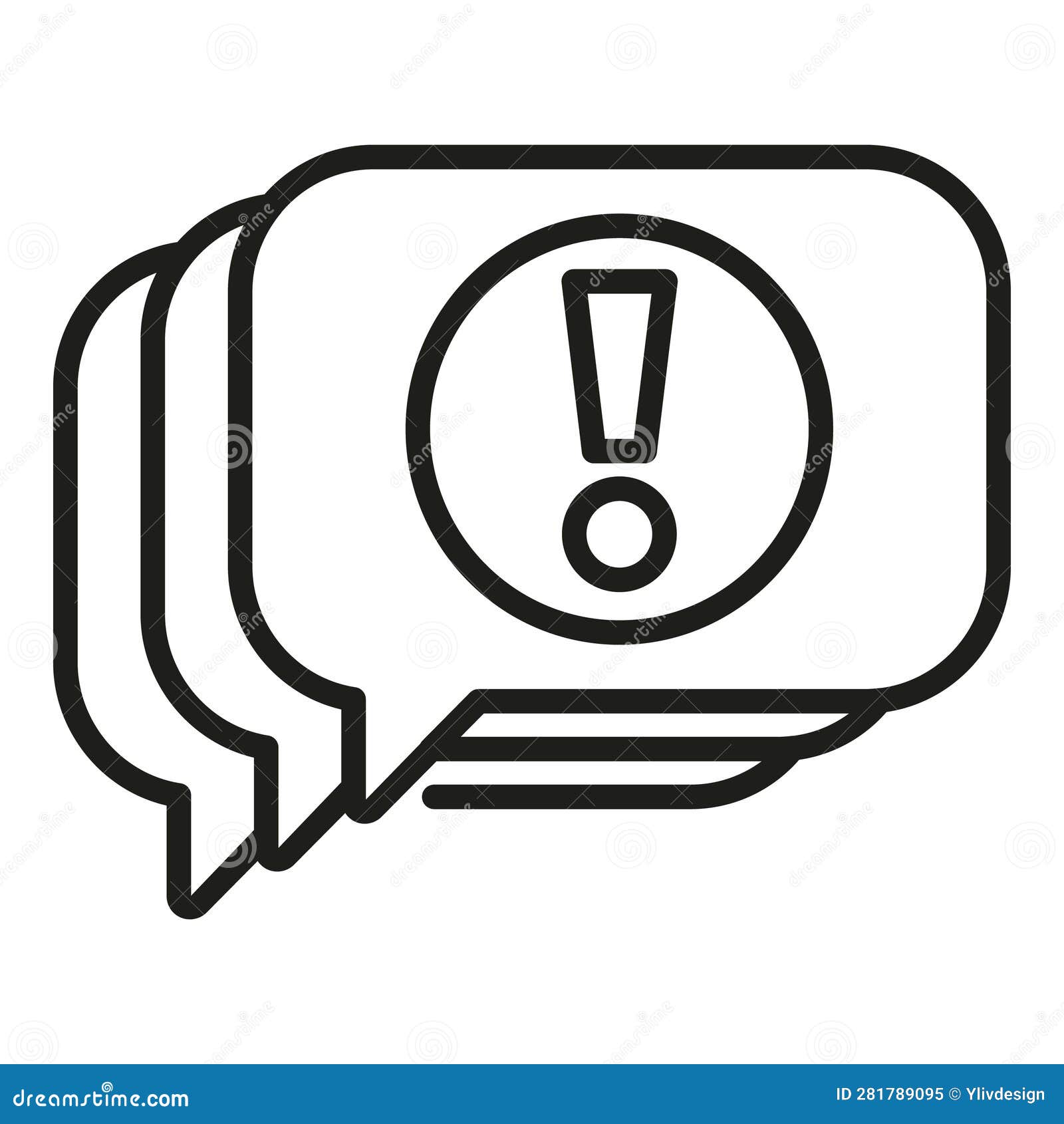 Work Chat Icon Outline Vector. Business Person Stock Vector ...