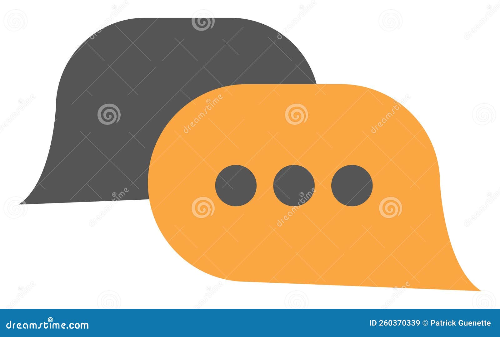 Work chat, icon stock vector. Illustration of digital - 260370339