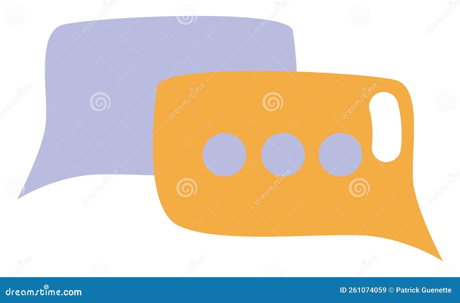 Work chat, icon stock vector. Illustration of background - 261074059