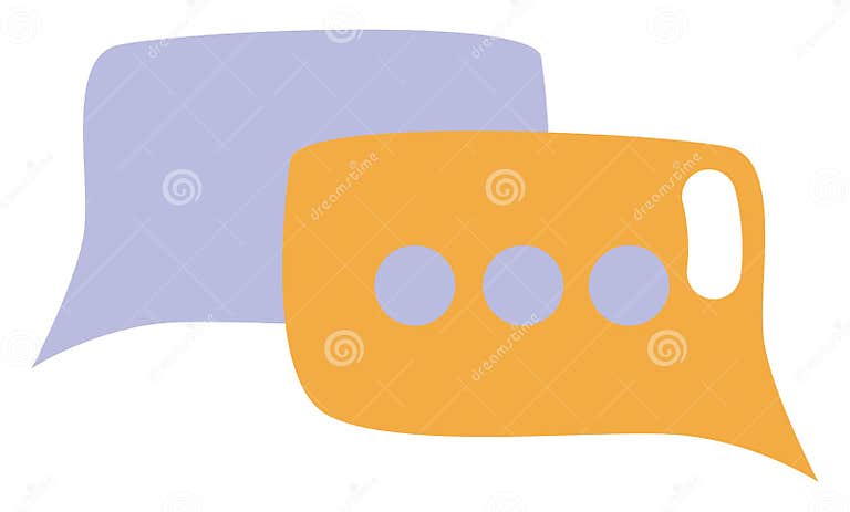 Work chat, icon stock vector. Illustration of background - 261074059