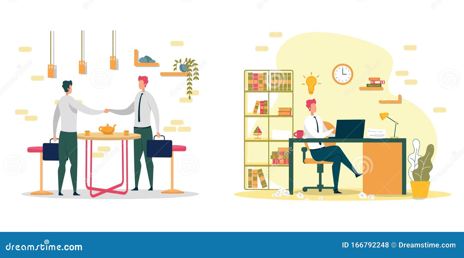 Work with Client and Development Order Fulfillment Stock Vector ...