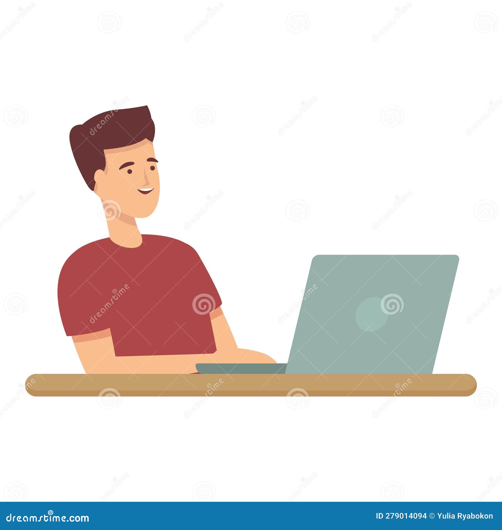 Work Coding Icon Cartoon Vector. Computer Electronic Stock Illustration ...