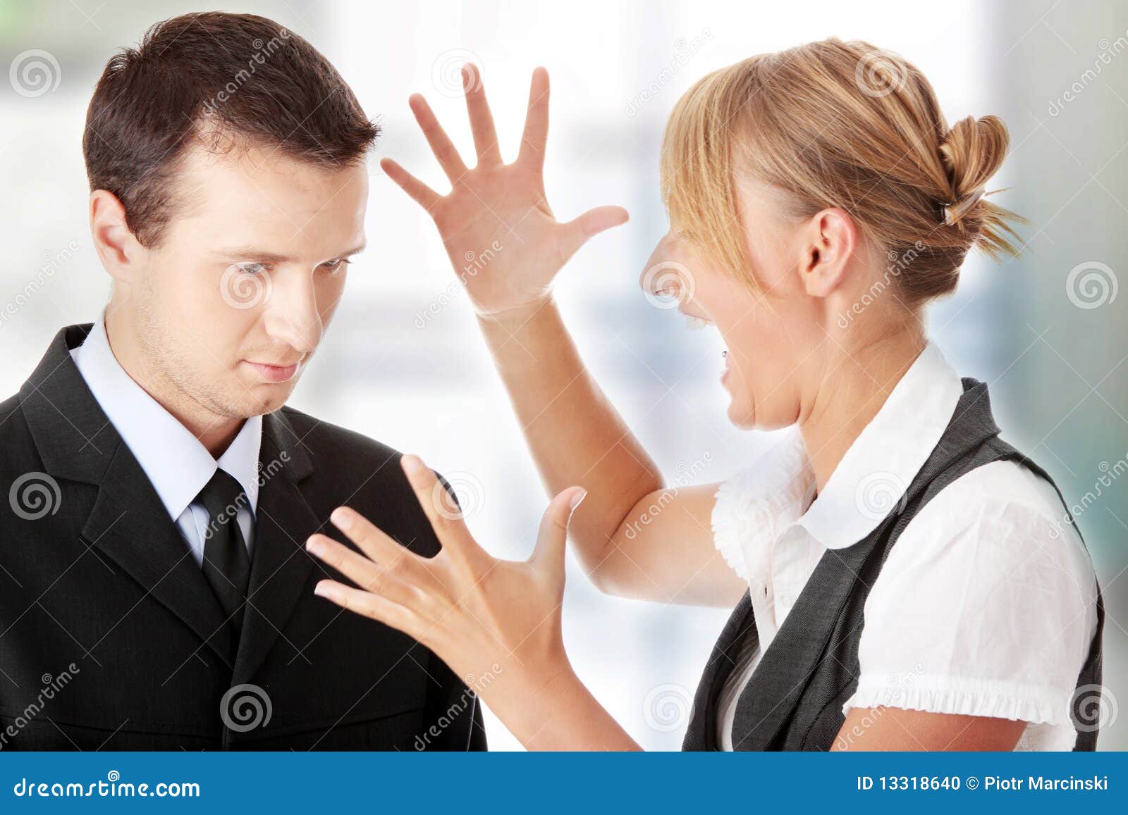 Work Colleagues arguing stock photo. Image of businessman - 13318640
