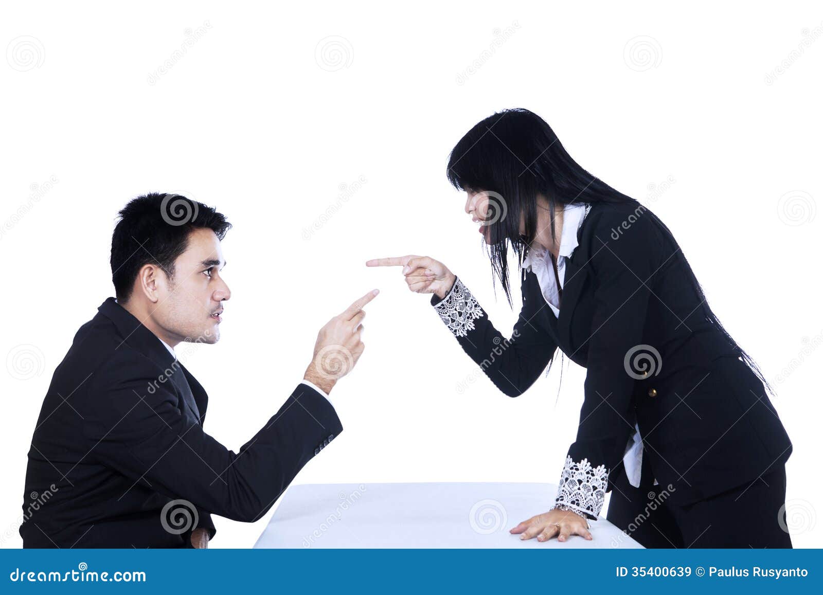 Work colleagues arguing stock image. Image of adult, anger - 35400639