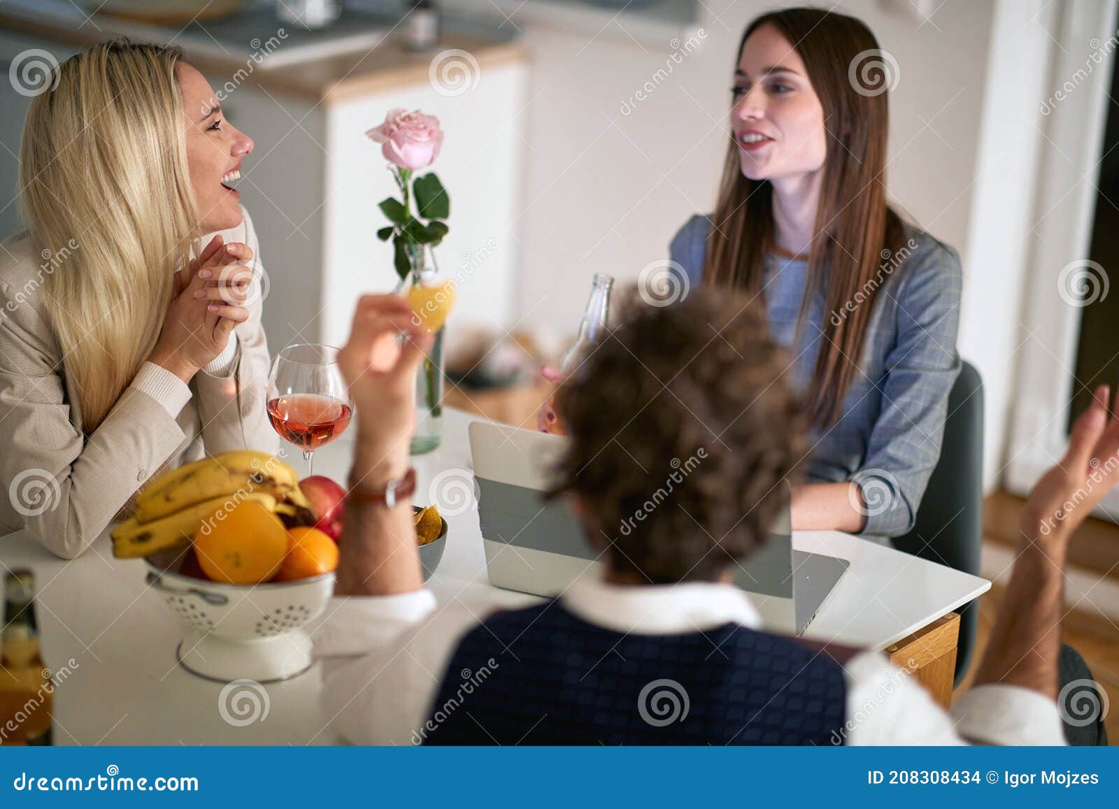 Work Colleagues Casually Hanging Out Stock Photo - Image of cheerful ...