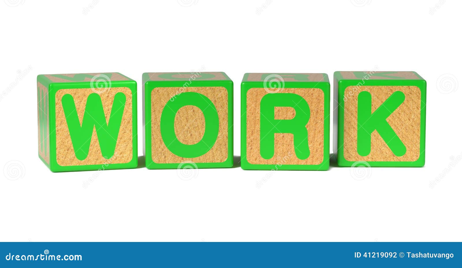 Work on Colored Wooden Childrens Alphabet Block. Stock Photo - Image of ...