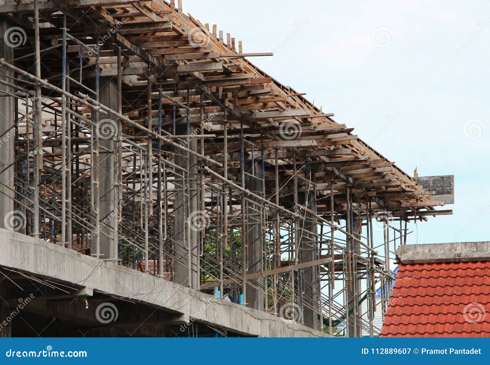 Work Construction in Building Site Workplace Stock Image - Image of ...