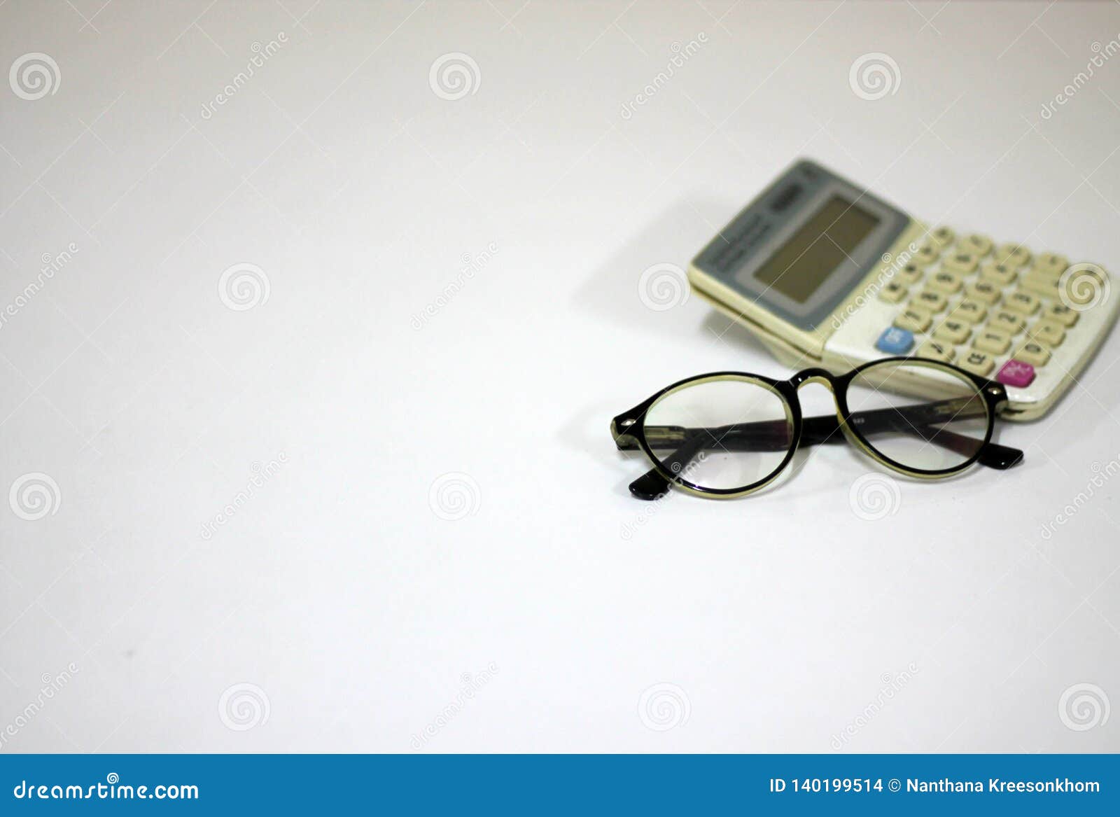 Working Table with White Background Stock Photo - Image of business ...
