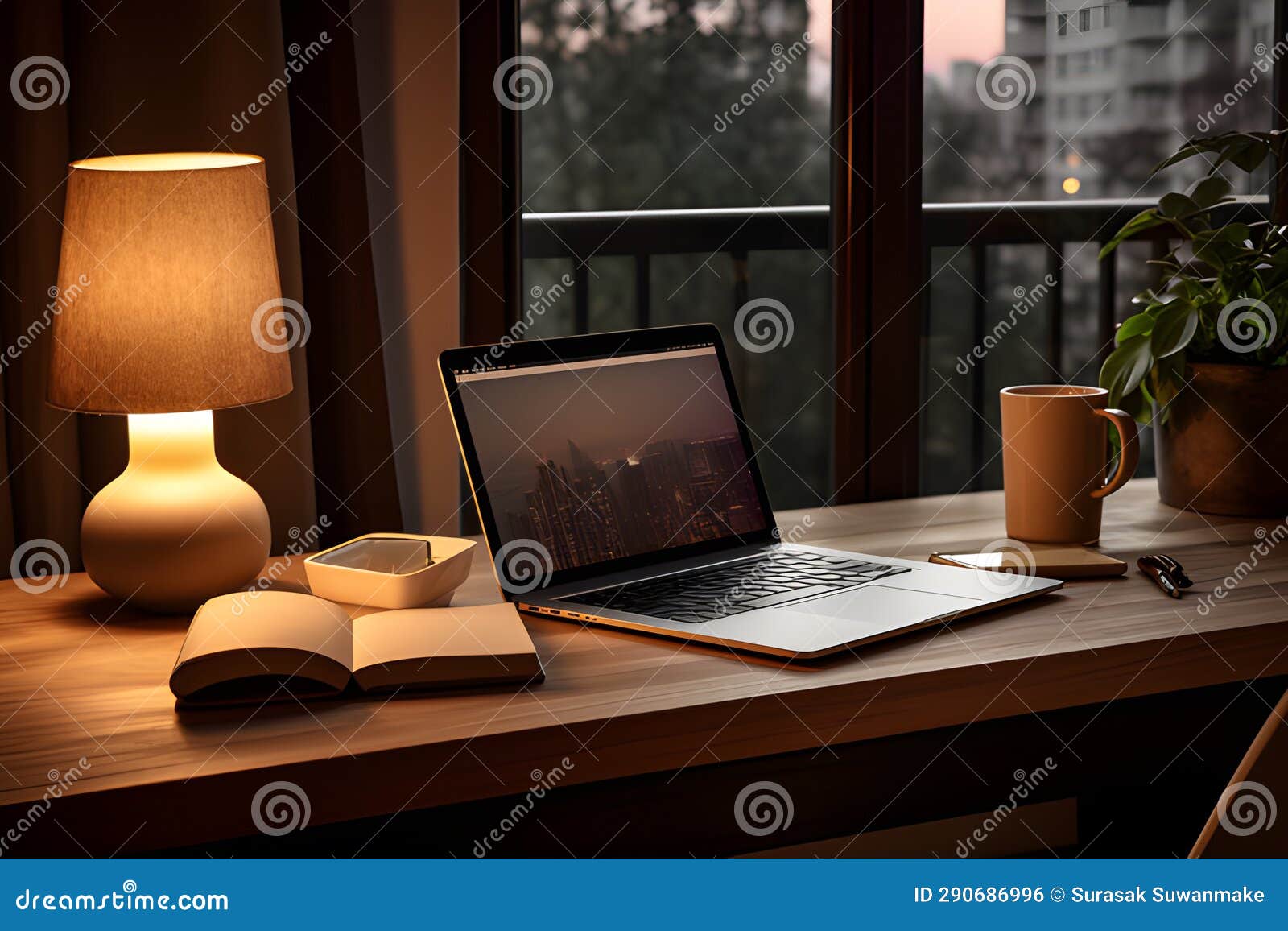 Computer Simulation Icon In Comic Style. Vr Device Vector Cartoon ...