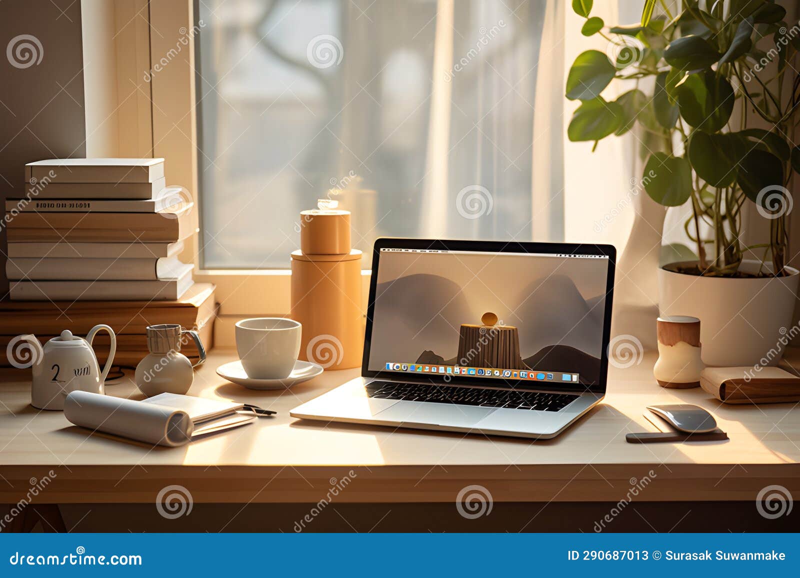 Computer Simulation Icon In Comic Style. Vr Device Vector Cartoon ...