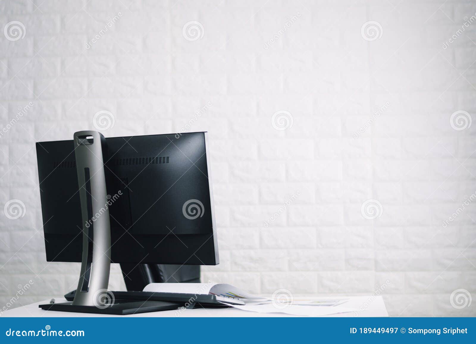 Work Desks, Workplaces, Business And Industrial Work. Teamwork Is A ...