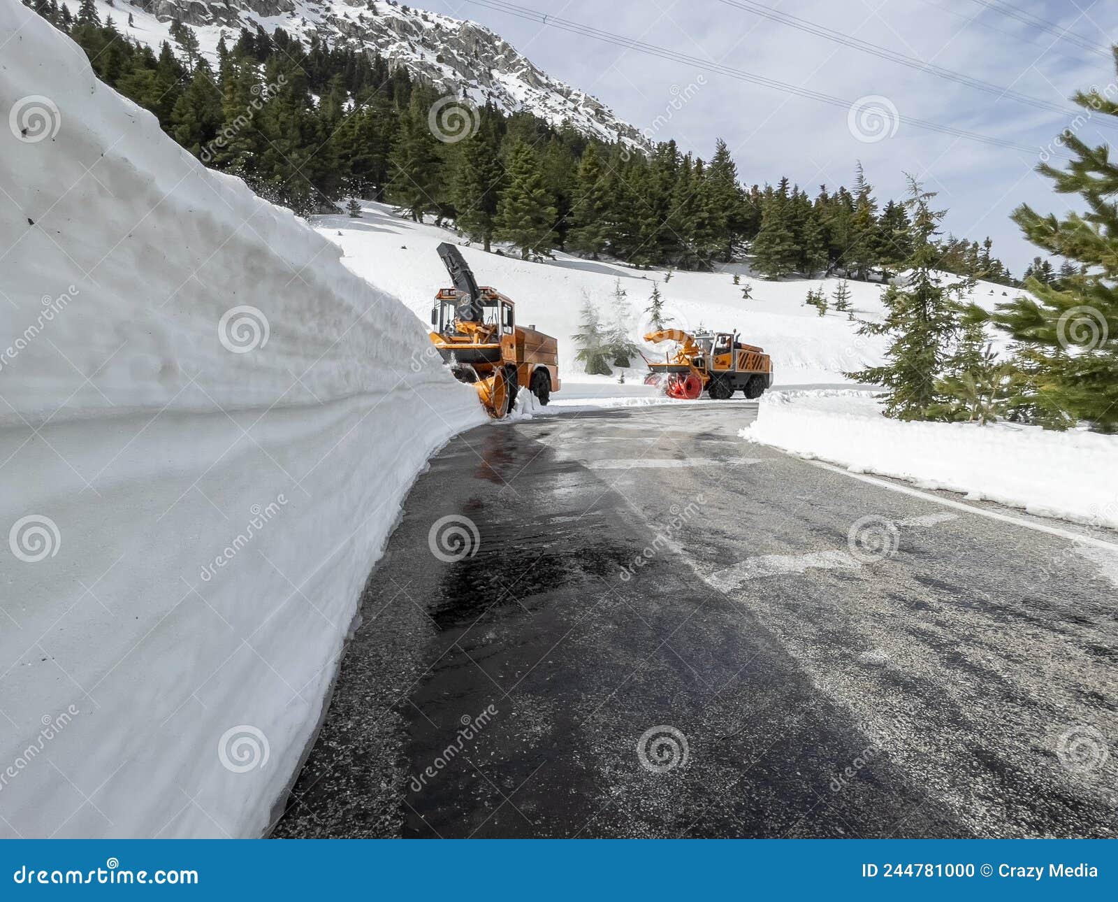The Work and Difficult Struggles of the Highway Crews on the Roads ...