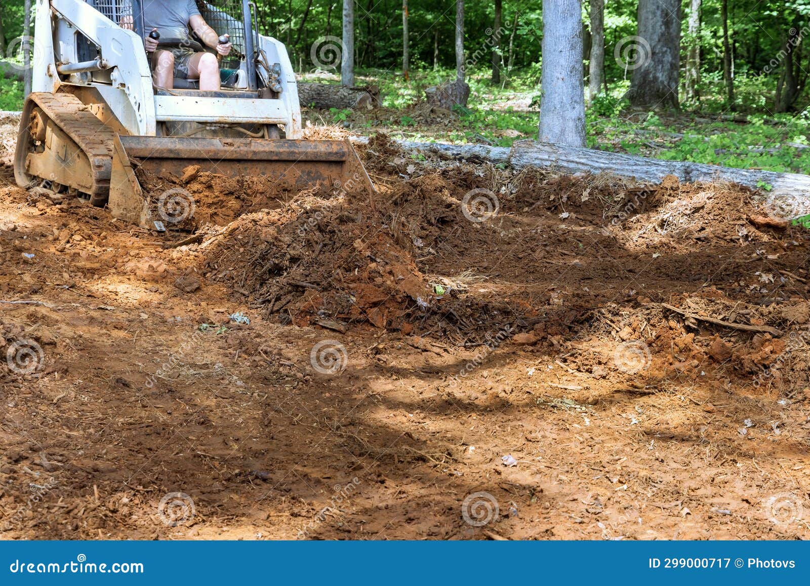 Work with Earth, Moving Soil Improving the Landscape of a Territory ...