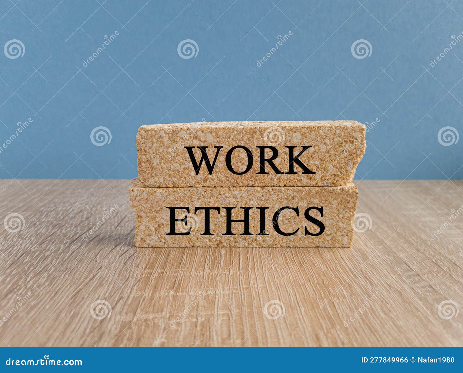 Work Ethics Symbol. Concept Words Work Ethics on Brick Blocks Stock ...