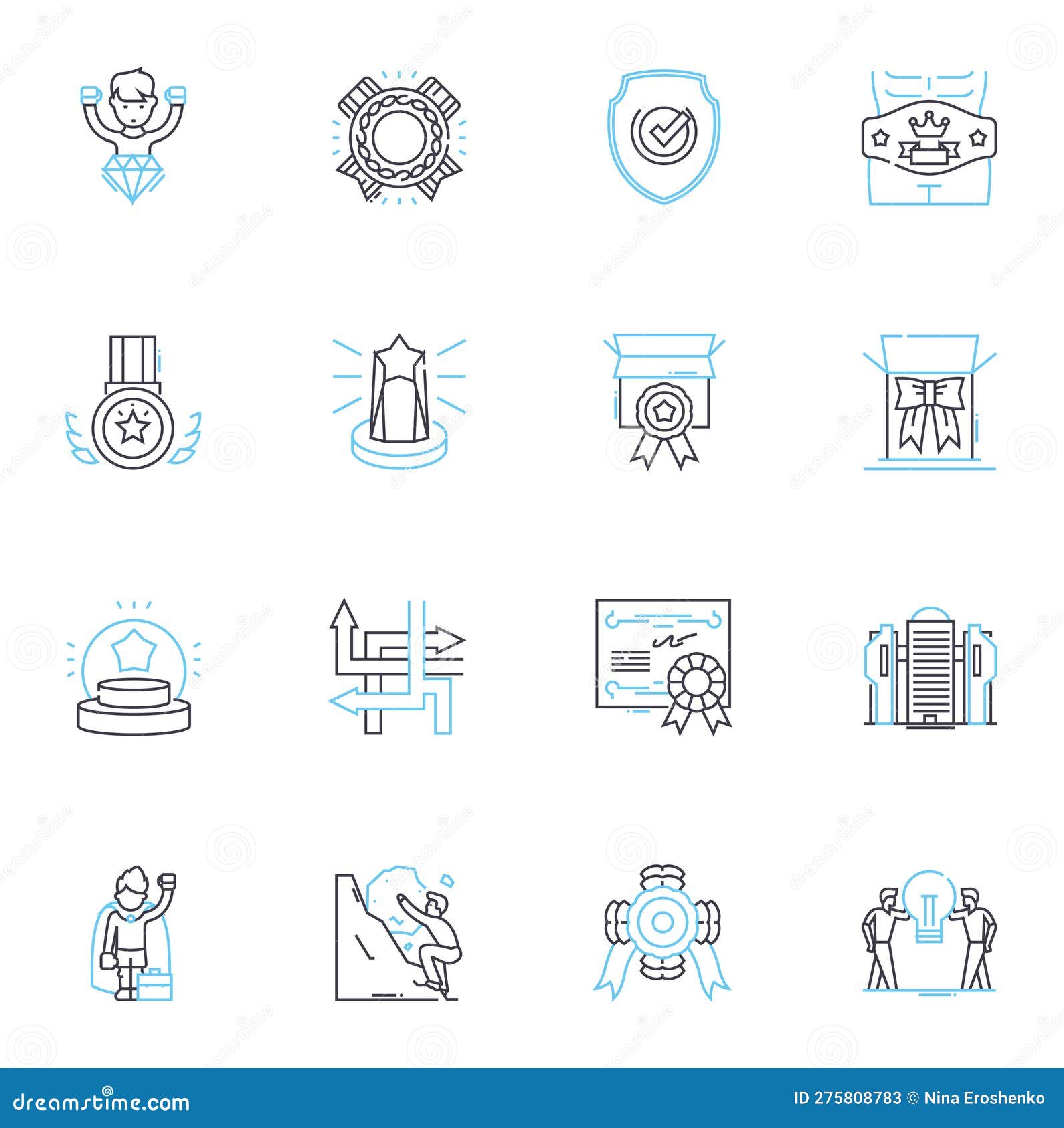 Work Evolution Line Icons Collection. Automation, Modernization ... Work Evolution Line Icons Collection. Automation, Modernization ...