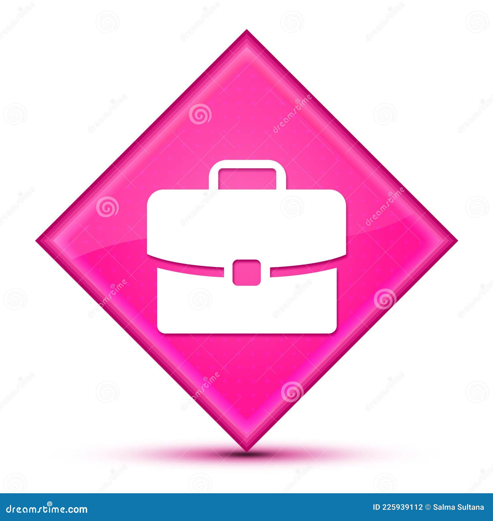 Work Experience Icon Isolated on Special Blue Diamond Button ...