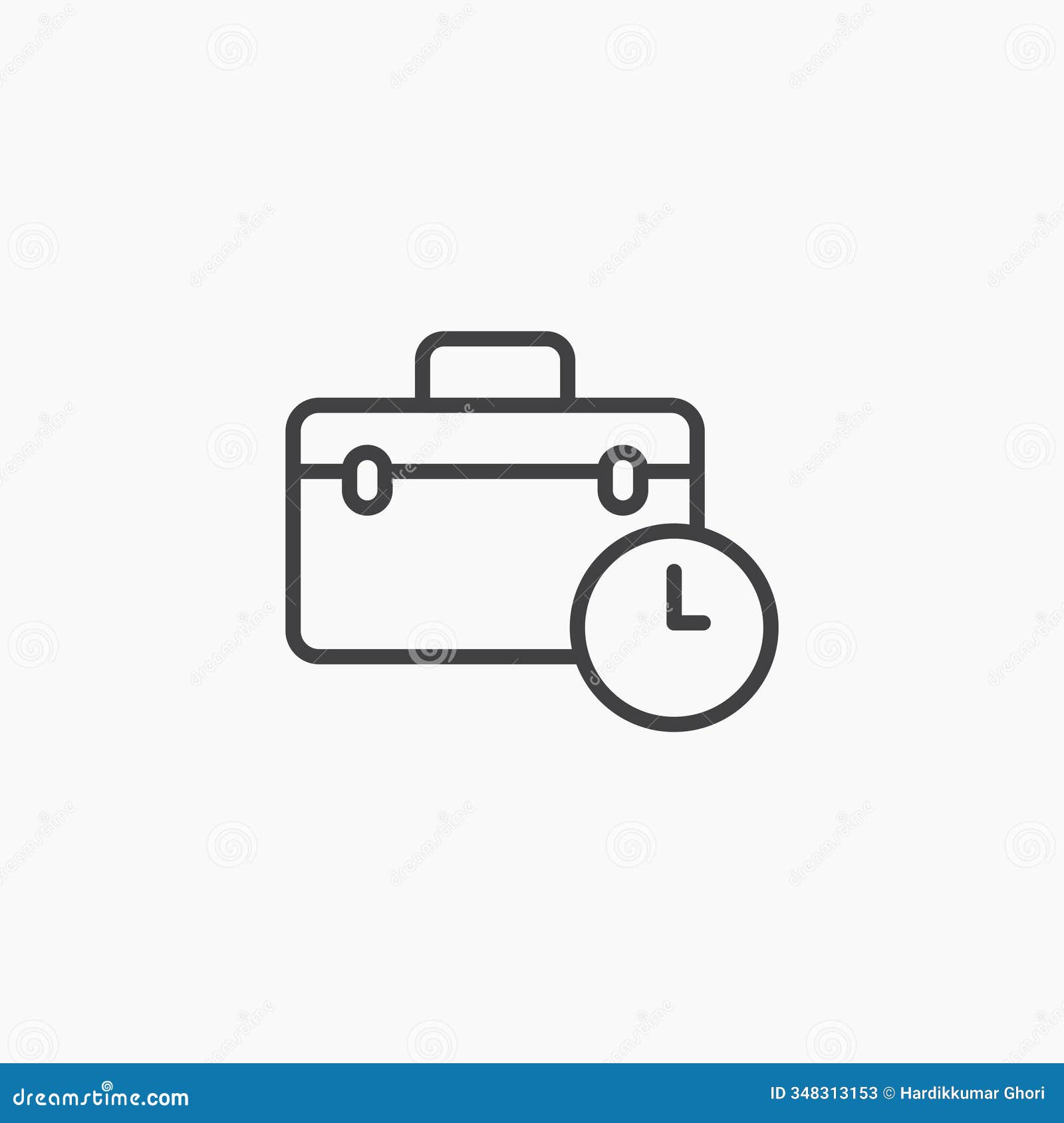 Work Experience Icon Vector Stock Vector - Illustration of date ...