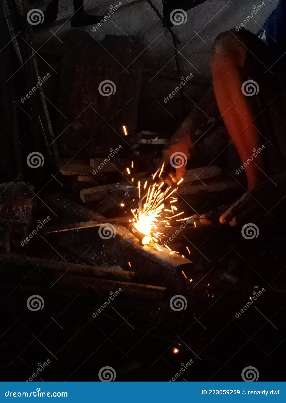 Work on fire stock image. Image of evening, bonfire - 223059259