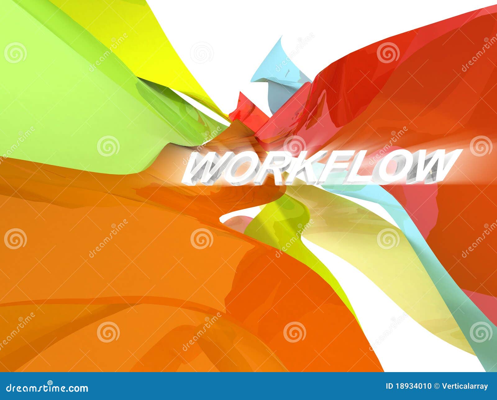 Work Flow stock illustration. Illustration of flow, efficient - 18934010